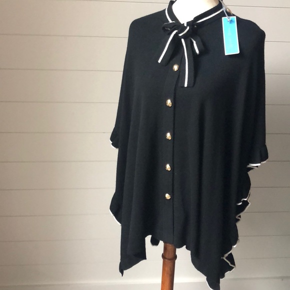 Draper James | Sweaters | Nwt Draper James Ruffle Oversized Sweater ...